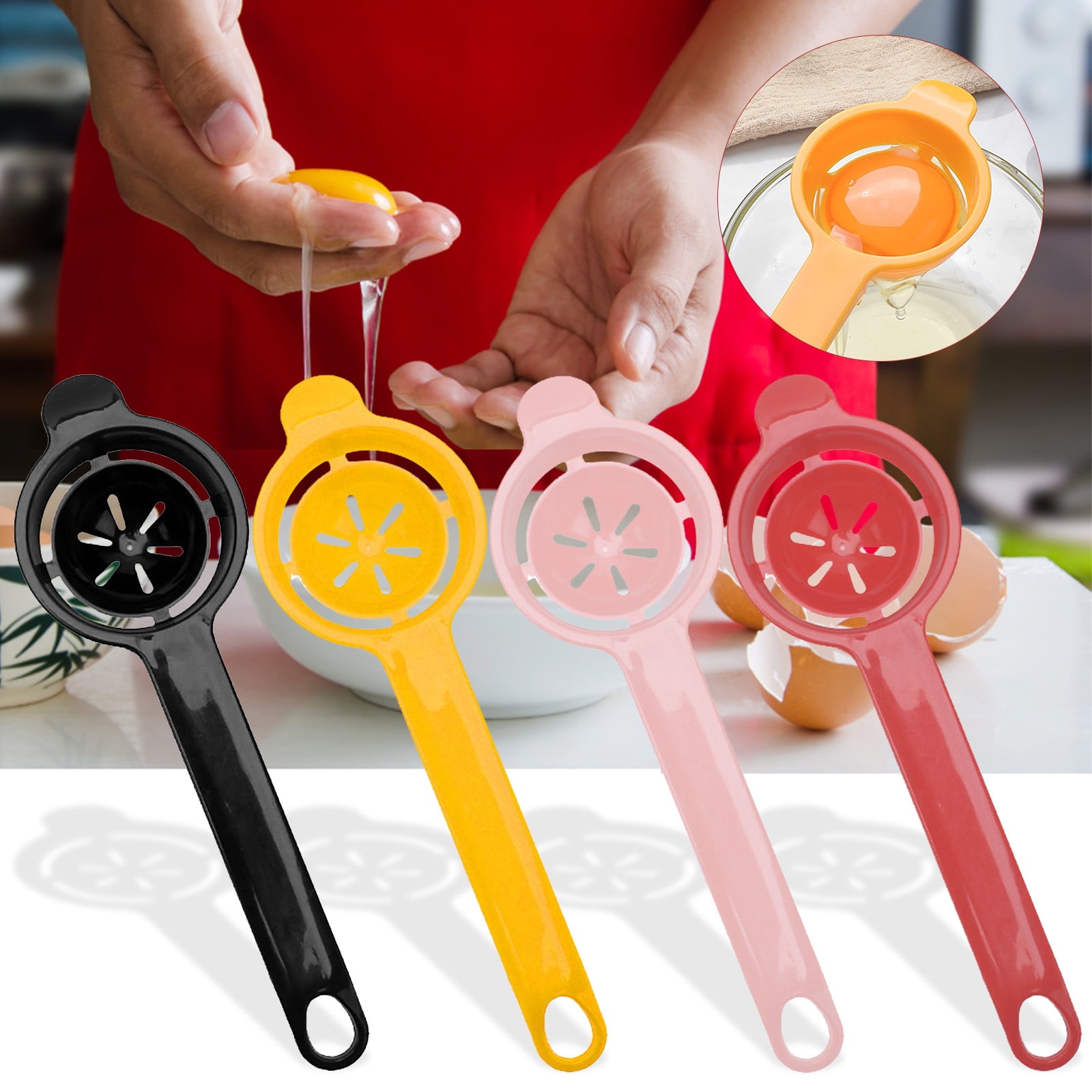 Return Pallets! Lusxy Egg Separator Long Handle, Egg Separators Simple ...