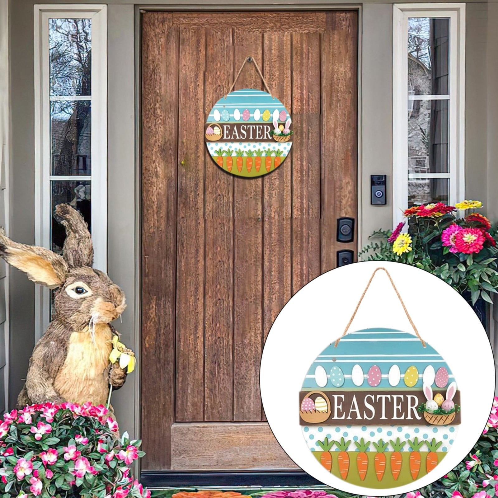 Return Pallets! Spring Wooden Porch Sign, Decorative Sign For Outdoor ...