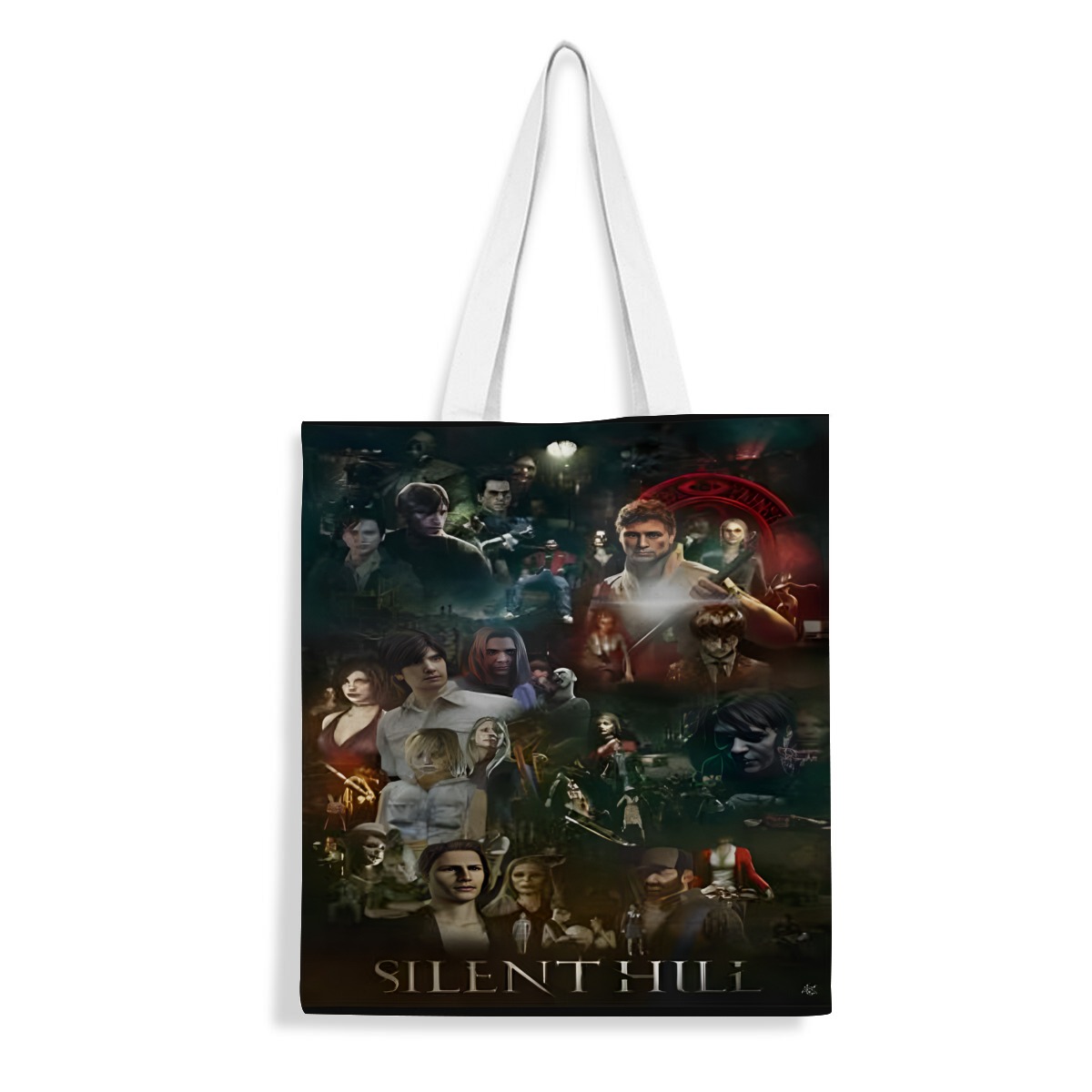 Return to Silent Hill canvas Tote Bag for Women Aesthetic Cute Cat ...