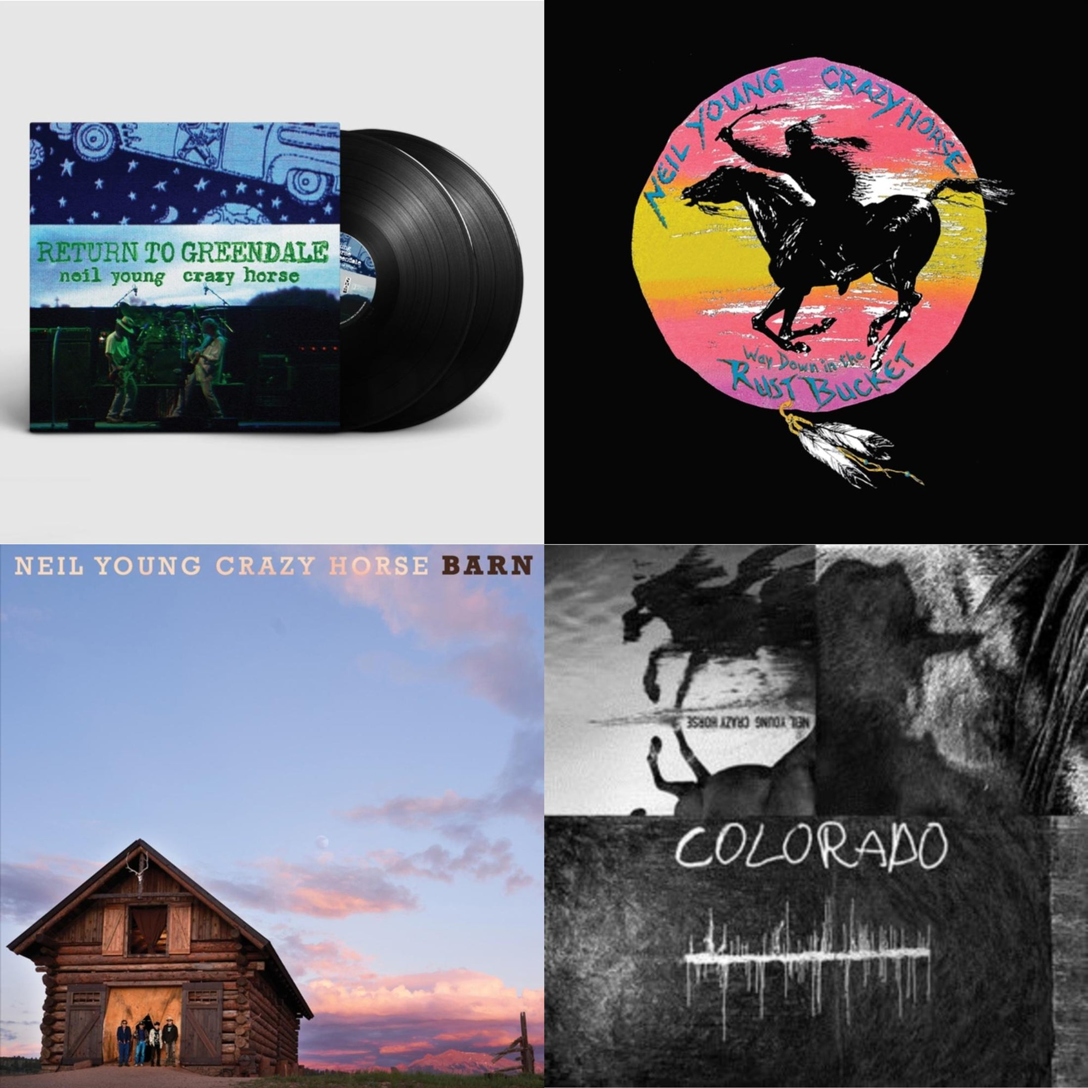 Return To Greendale & Way Down In The Rust Bucket (4LP) & Barn (Deluxe ...