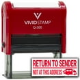 Return To Sender Not At This Address (Mail Van) Self Inking Rubber ...
