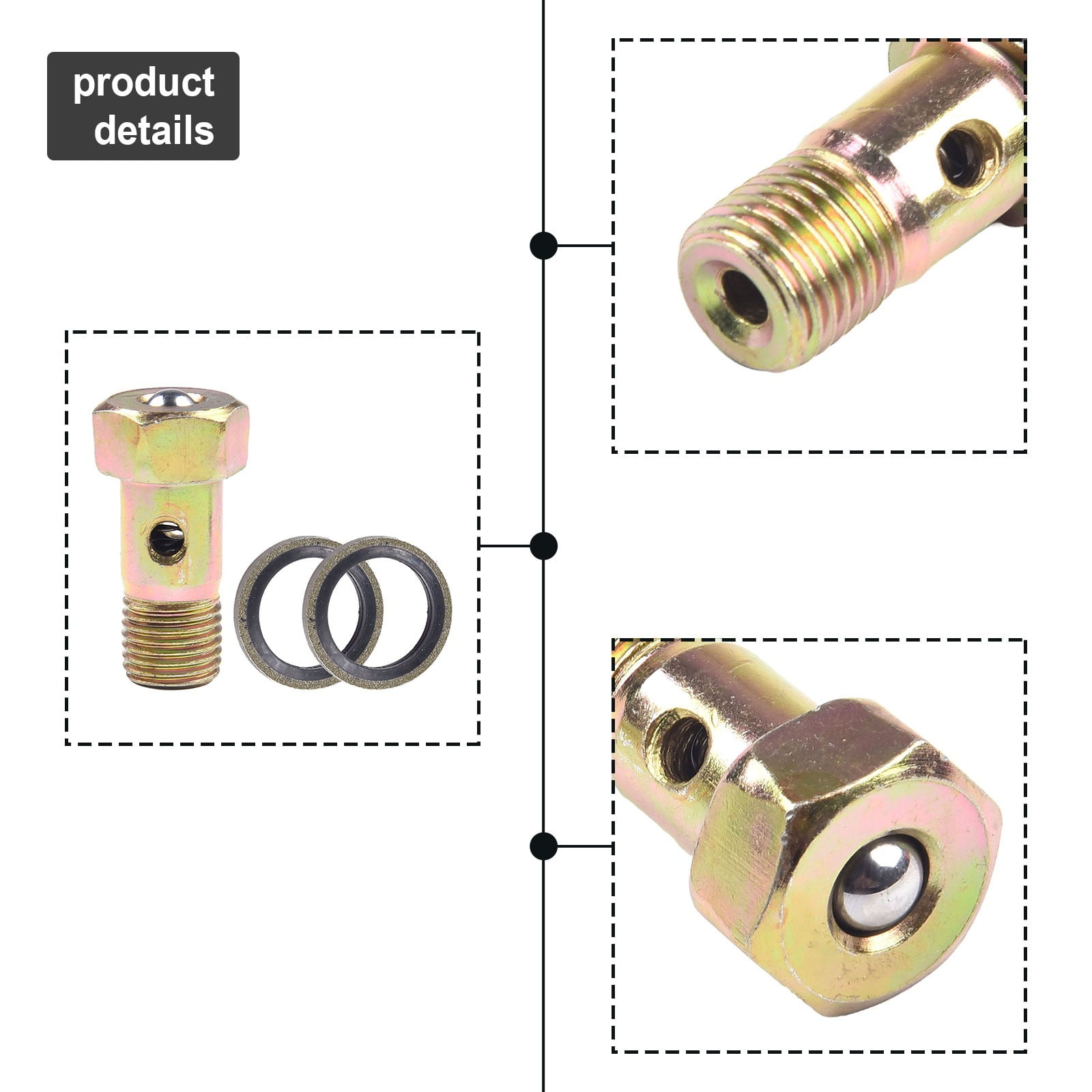 Return Valve Fuel Overflow Return Valve Metal For Dodge 2500 3500 P7100 ...