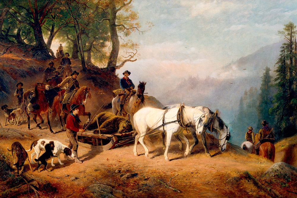 Return from the Bear Hunt Poster Print - William Hahn (36 x 24) - Walmart.com