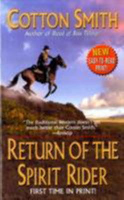 Pre-Owned Return of the Spirit Rider (Paperback) 0843958545 9780843958546 - Walmart.com