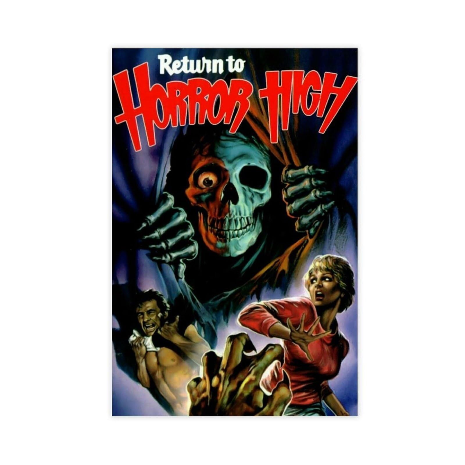 Return to Horror High Movie Poster Horror Cover 2 Canvas Poster Bedroom ...