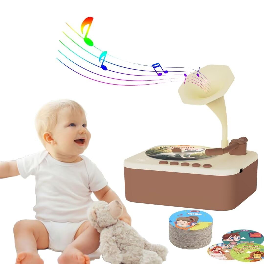 Retysaz Kids Phonograph with STF9 96 Cards, Story Music Player for Kids ...