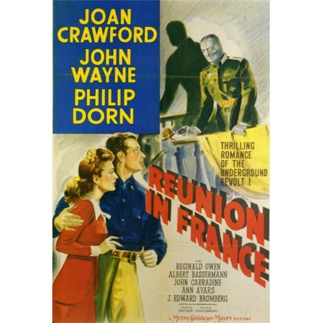 Reunion in France Movie Poster - 27 x 40 in. - Walmart.com