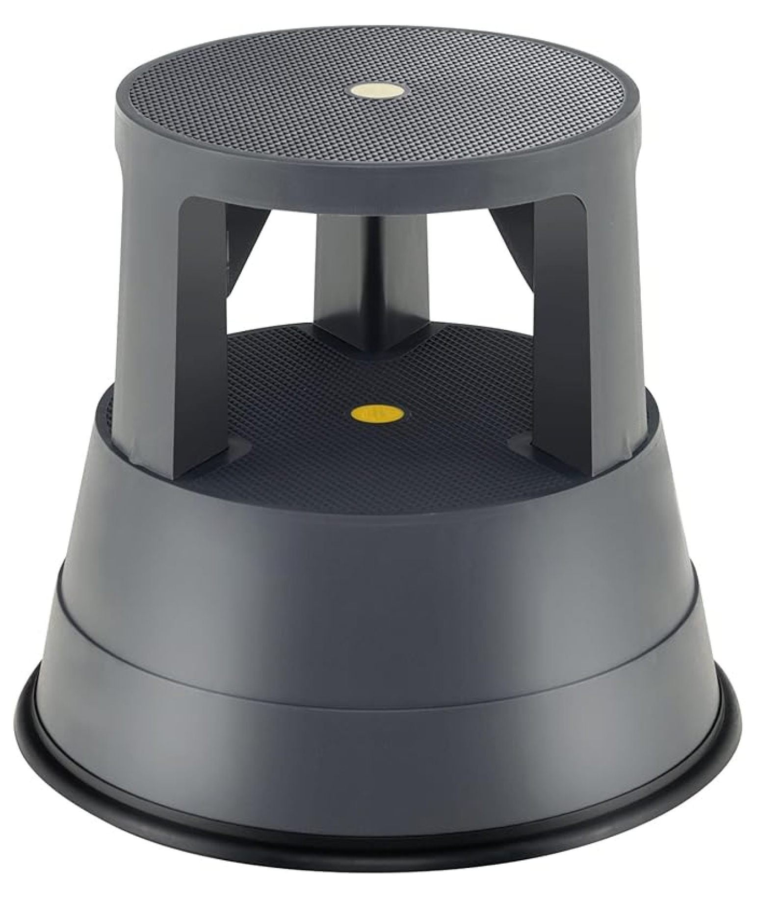 ReunionG Rolling Step Stool Holds up to 350 lbs, Round Kick Stool w/Non ...