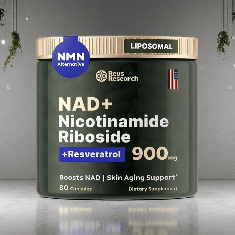 Reus Research NAD+ NR900mg 80 Capsule-1box - Walmart.com