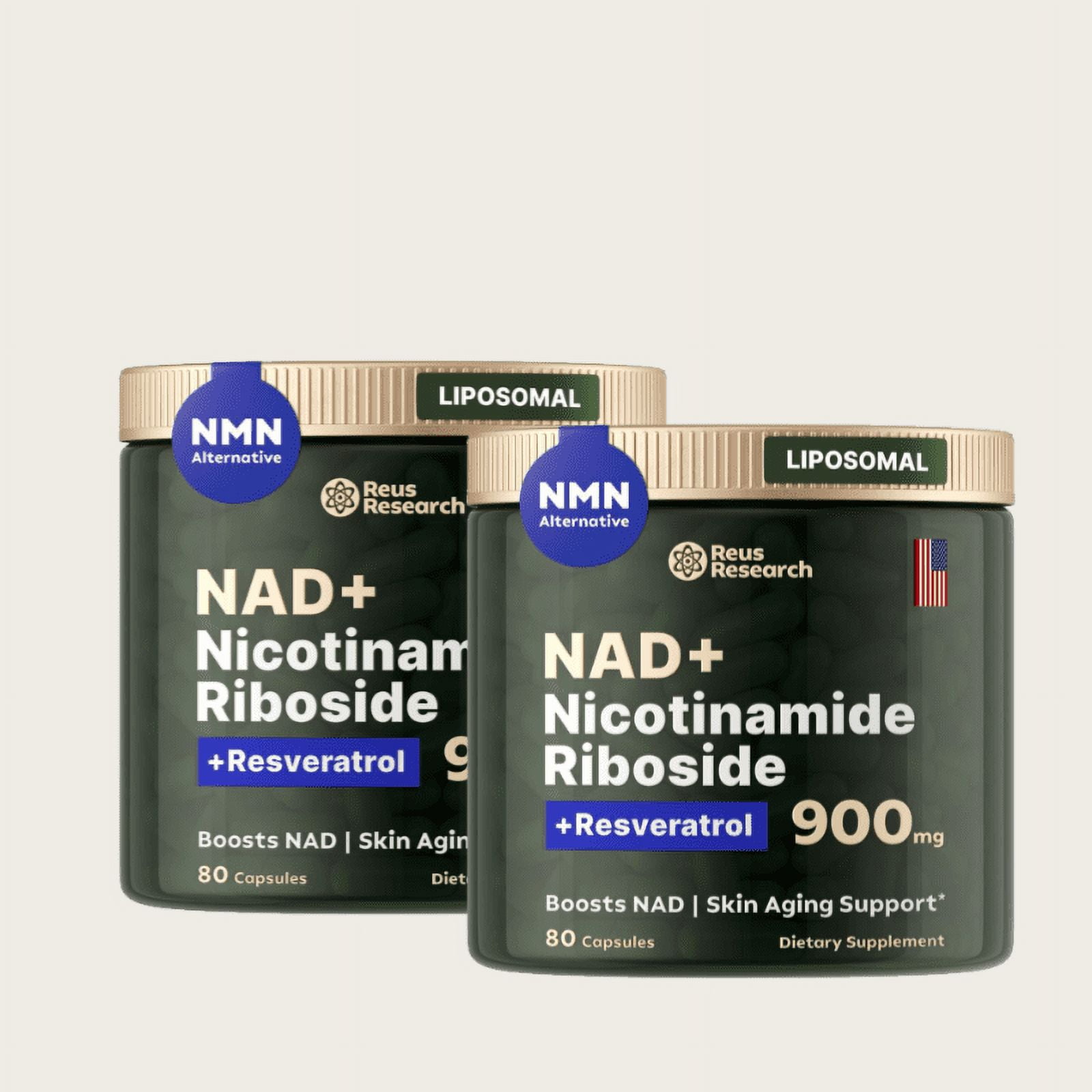 Reus Research NR 900mg - NAD+ (80 Caps) - Walmart.com