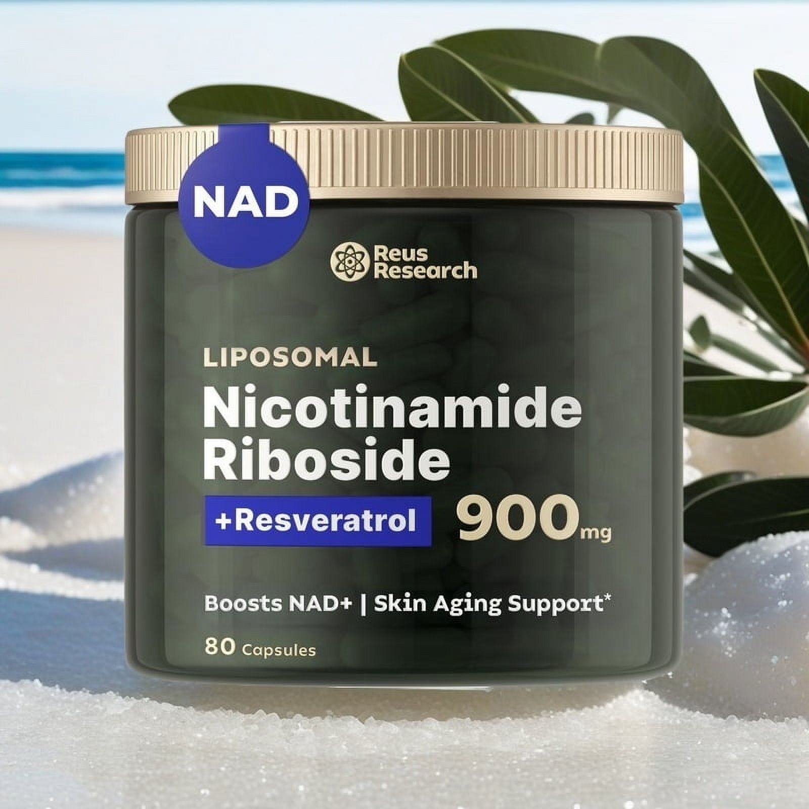 Reus Research NR900 NAD+, 80 Count - Walmart.com