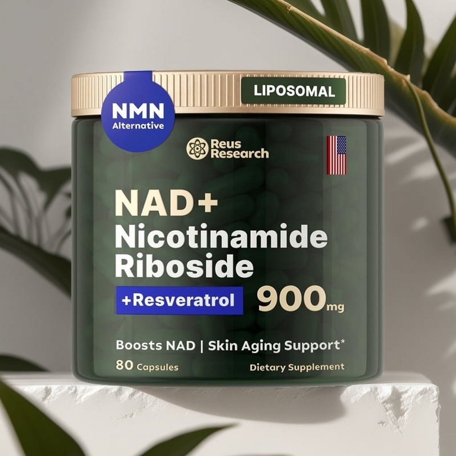 Reus Research NR900mg NAD+ (Pack of 1) - Walmart.com