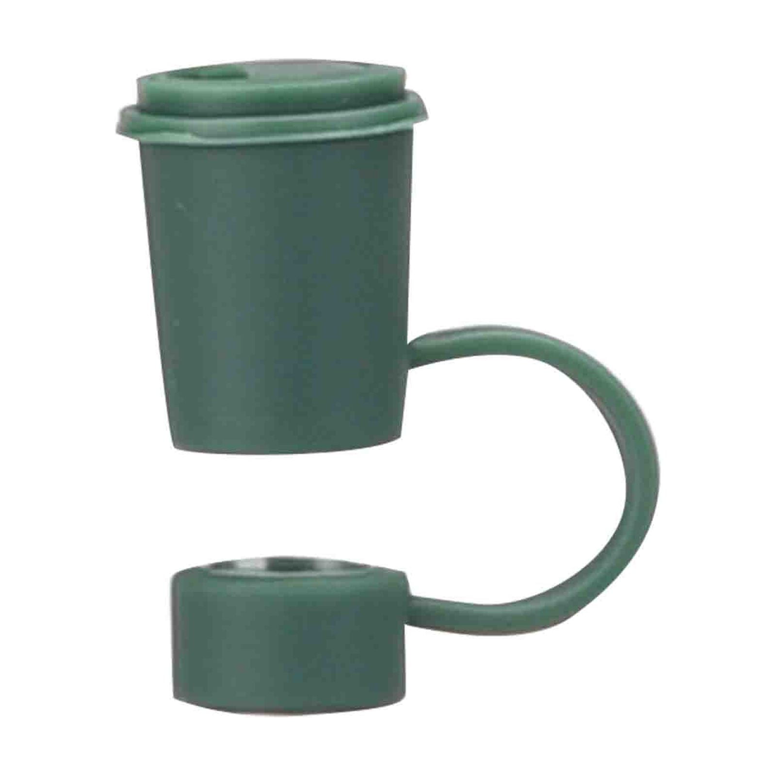 Reusable 8 Silicone Straw Dust Proof Plug Simple And Cute Milk Tea ...