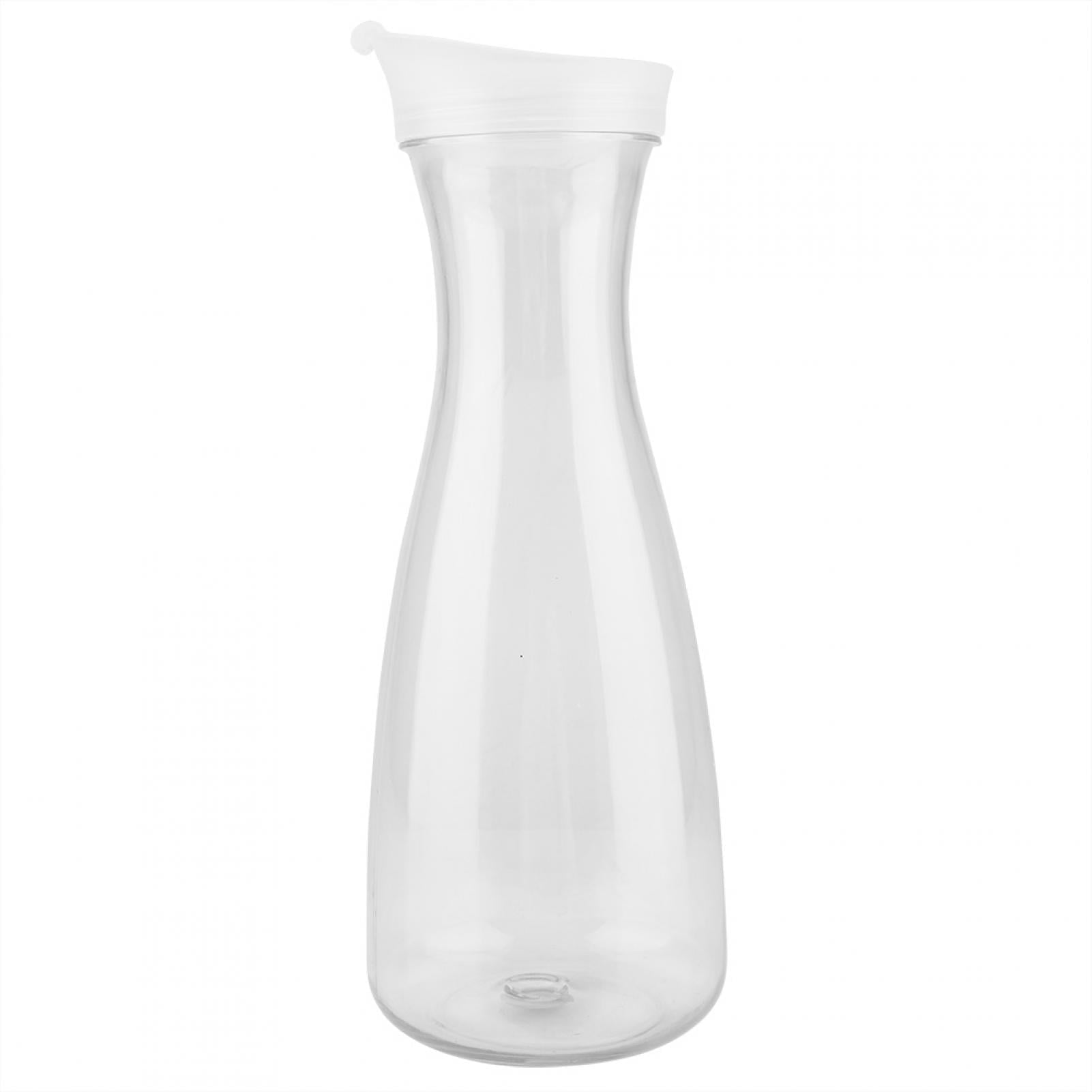Reusable Acrylic Transparent Juice Bottle Milk Bottles Water Jug Ice ...