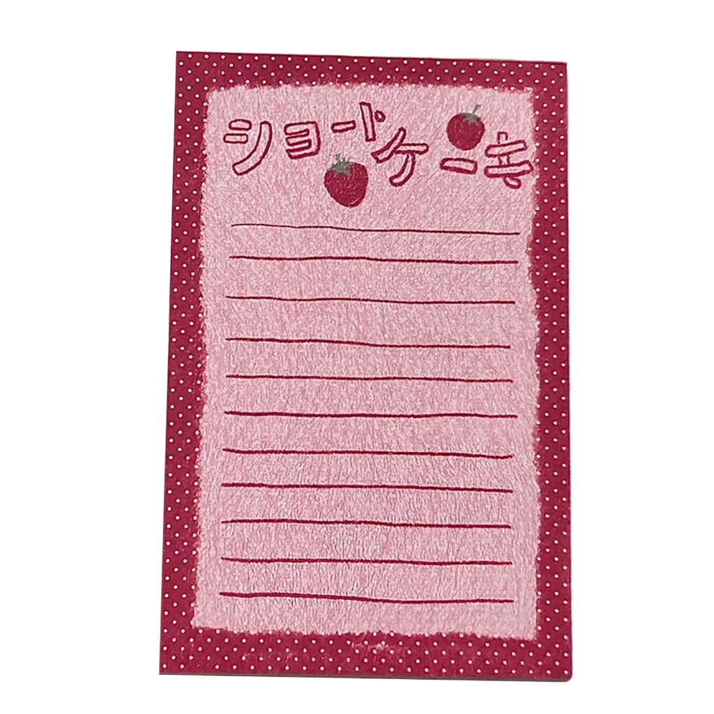 Reusable Adhesive Fruit Theme Writing Pad Multipurpose Friendly Paper ...