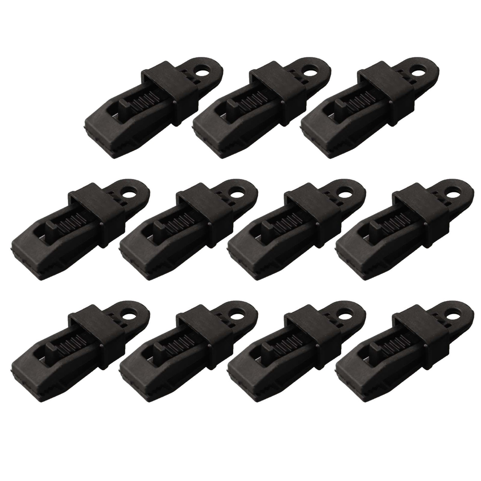 Reusable Adjustable Lock Grip Clips Set of 10 for Tarp and Shade Cloth ...