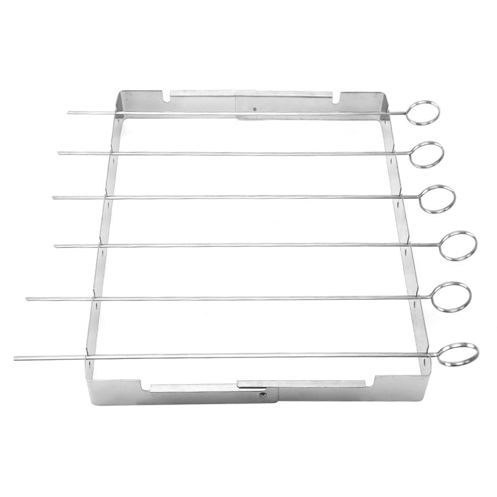 Reusable BBQ Grill Rack Portable Grilling Shelf Pan Barbecue Chicken ...