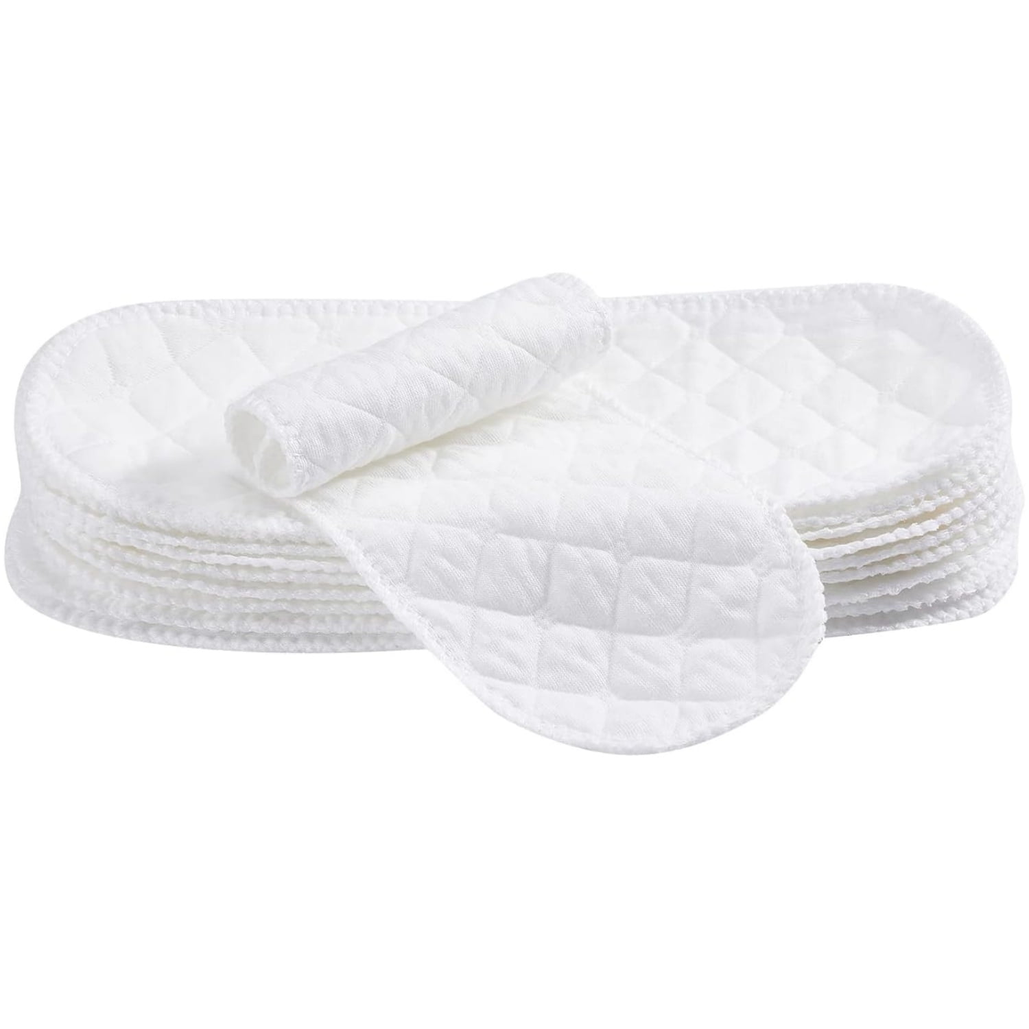Reusable Baby Diapers,3 - Layers Cotton Diaper,Solid Cloth Diaper,10 ...