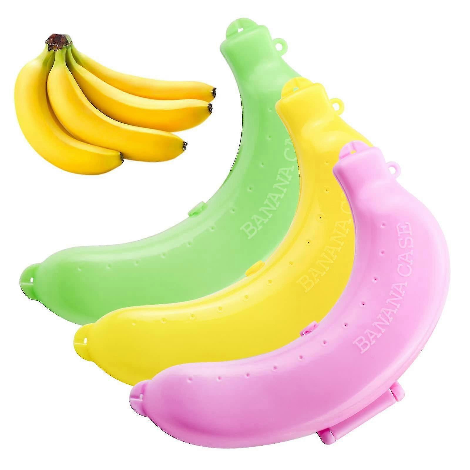 Reusable Banana Holder Case, 3 Pack Banana Guard Case - Walmart.com
