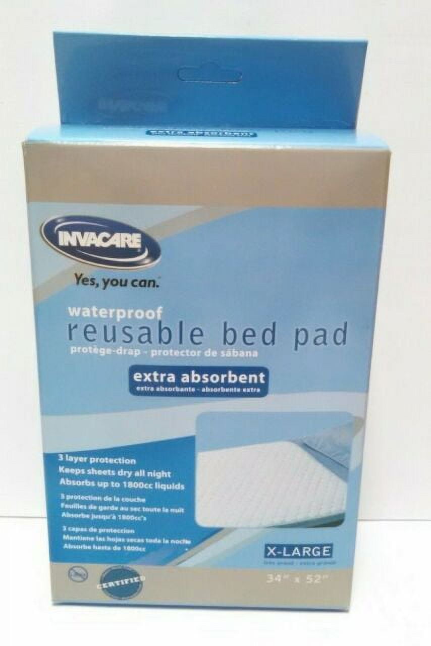 Reusable Bed Pad 34x52, Invacare , XL , 1 Each HSA/FSA Eligible ...
