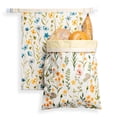 Reusable Beeswax Bread Bags Blue 2 Pack Large Capacity Food Storage ...