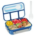 Lieberwell Reusable Bento Boxes, 4 Compartment, Microwave & Dishwasher ...