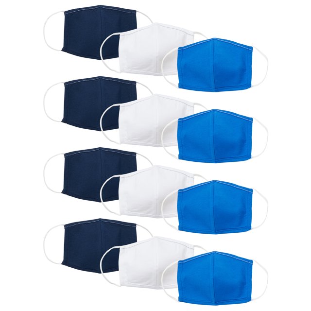 Reusable, Breathable Cloth Face Masks for Kids, 12-Pack - Walmart.com