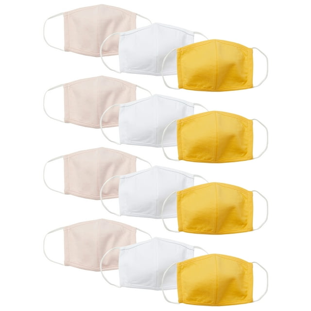 Reusable, Breathable Cloth Face Masks for Kids, 12-Pack - Walmart.com