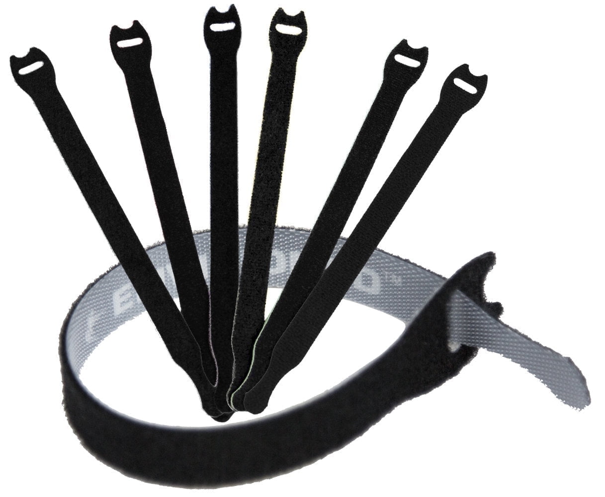 Reusable Cable Ties 1/2" x 8" for Cable Management and Organizing Cords ...