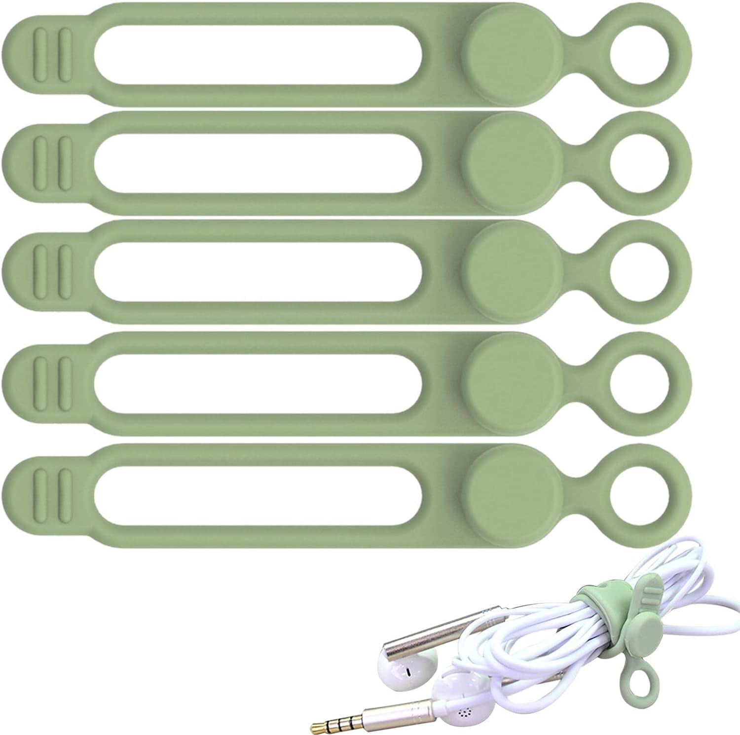 Reusable Cable Ties, Buckle Design Cord Ties Wrapper, Reusable Soft ...