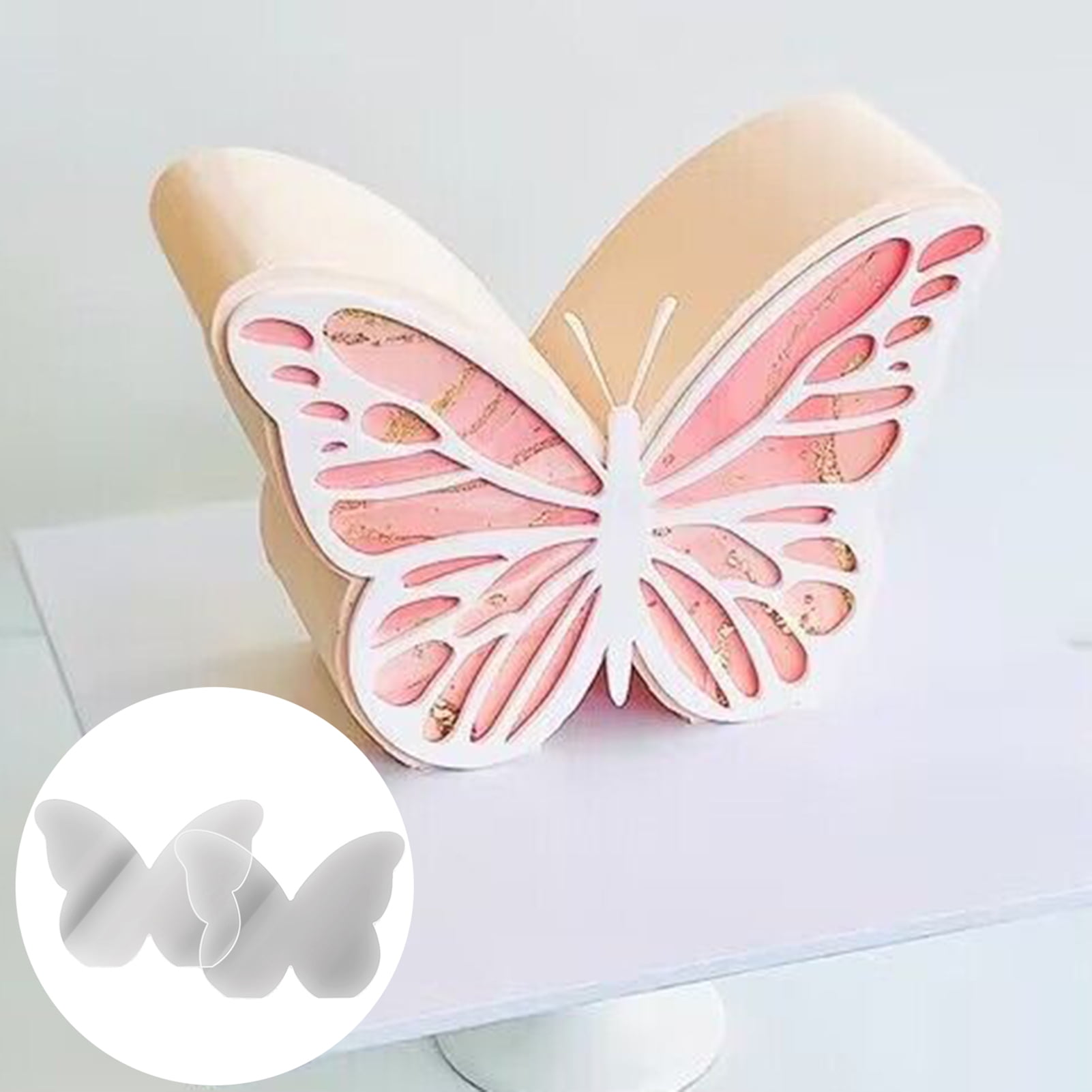 Reusable Cake Topper Discs - 2-Piece Set - Non-Stick Transparent ...