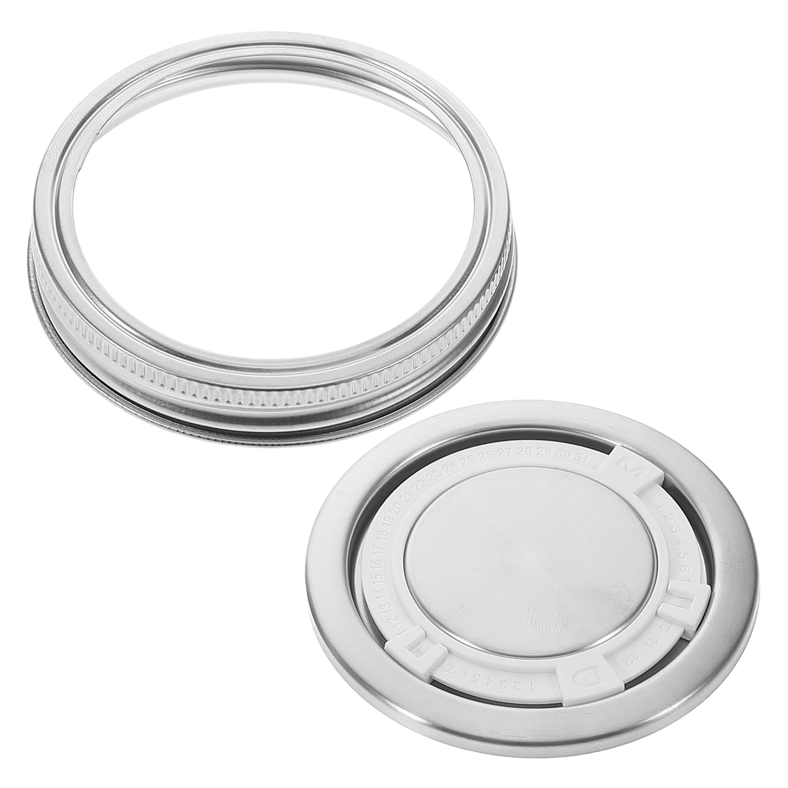 Reusable Canning Lid Mason Jar Lid Stainless Steel Regular Mouth Mason ...