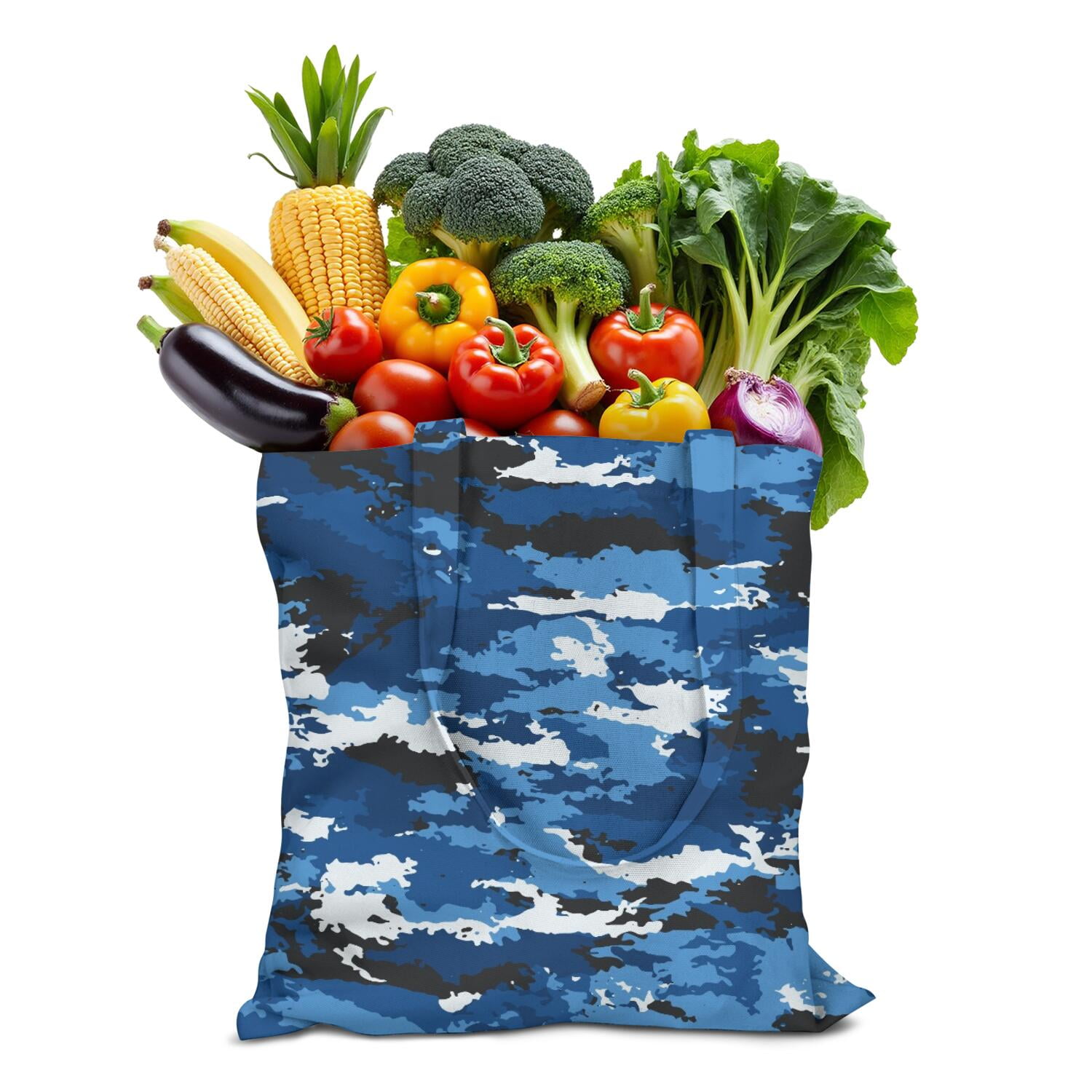 Reusable Canvas Tote Bag – Tactical Military Camouflage Print – Rugged ...