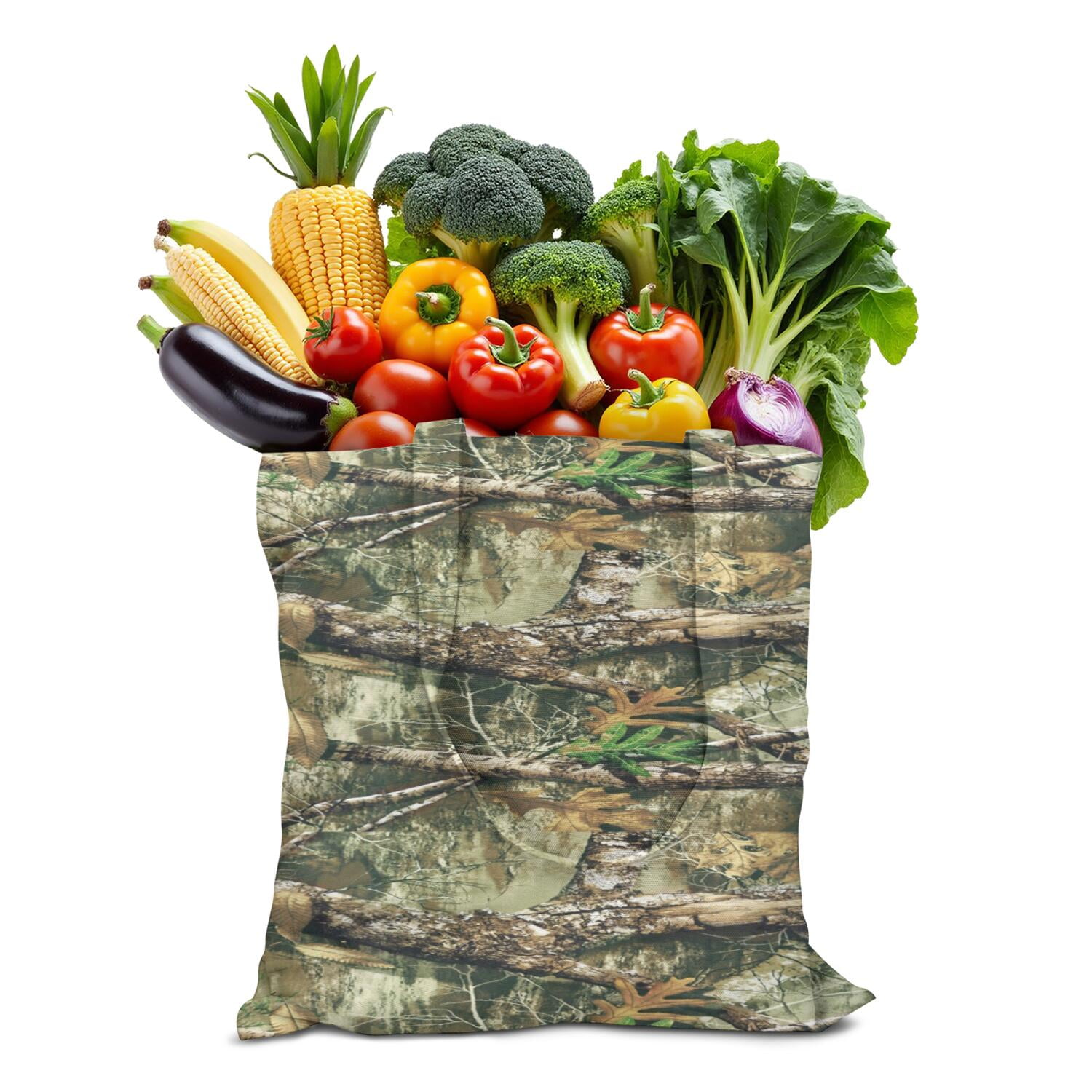 Reusable Canvas Tote Bag – Tactical Military Camouflage Print – Rugged ...