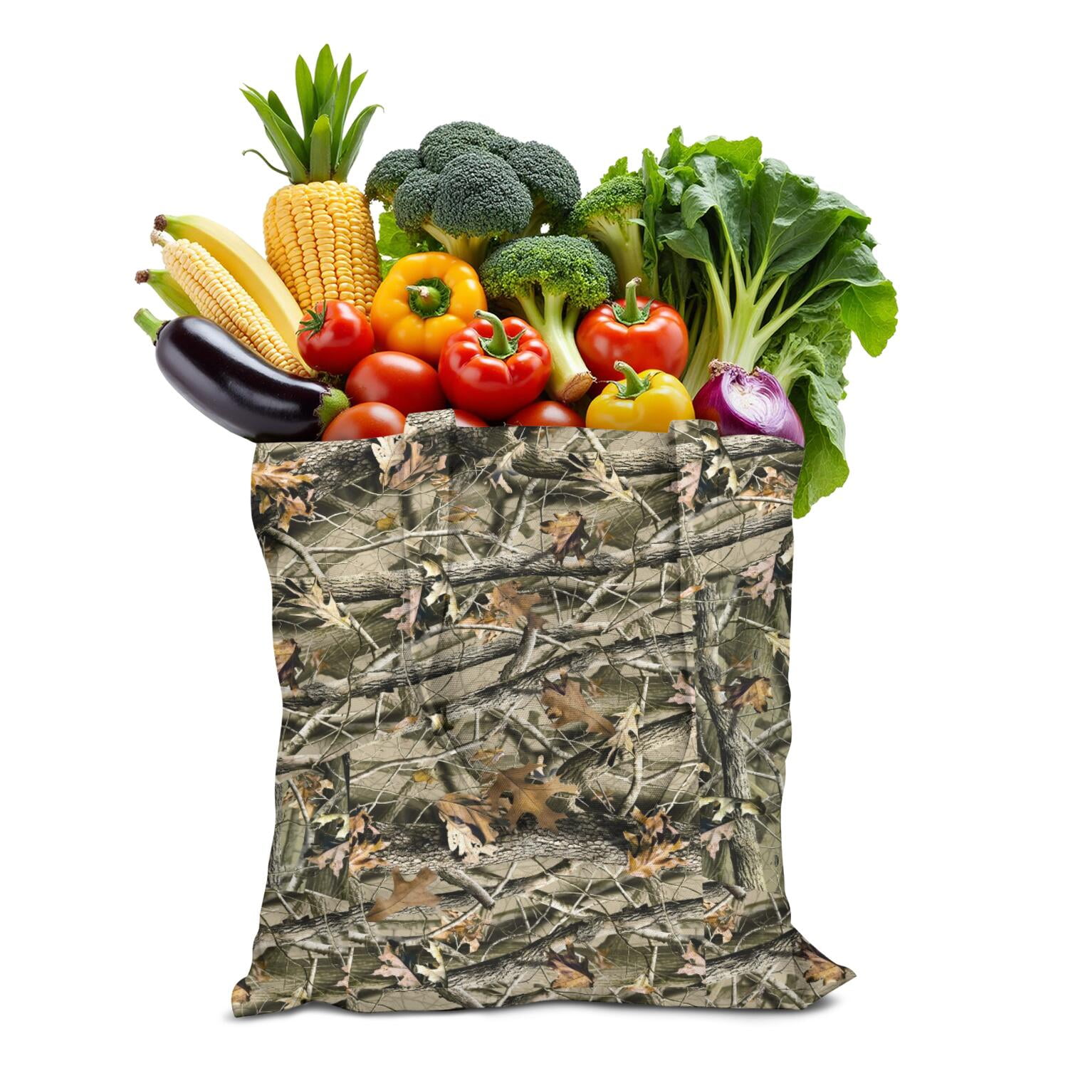 Reusable Canvas Tote Bag – Tactical Military Camouflage Print – Rugged ...