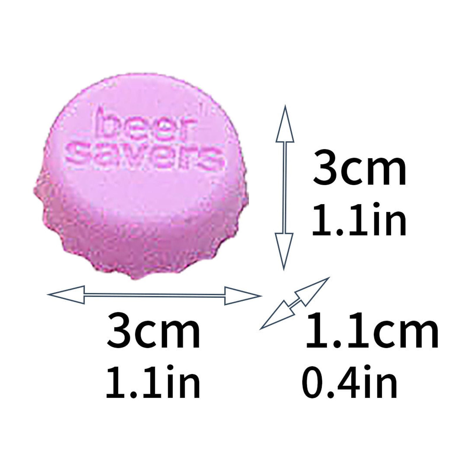 Reusable Caps,Silicone Rubber Bottle Caps (Pack of 6),Ideal for Soft ...