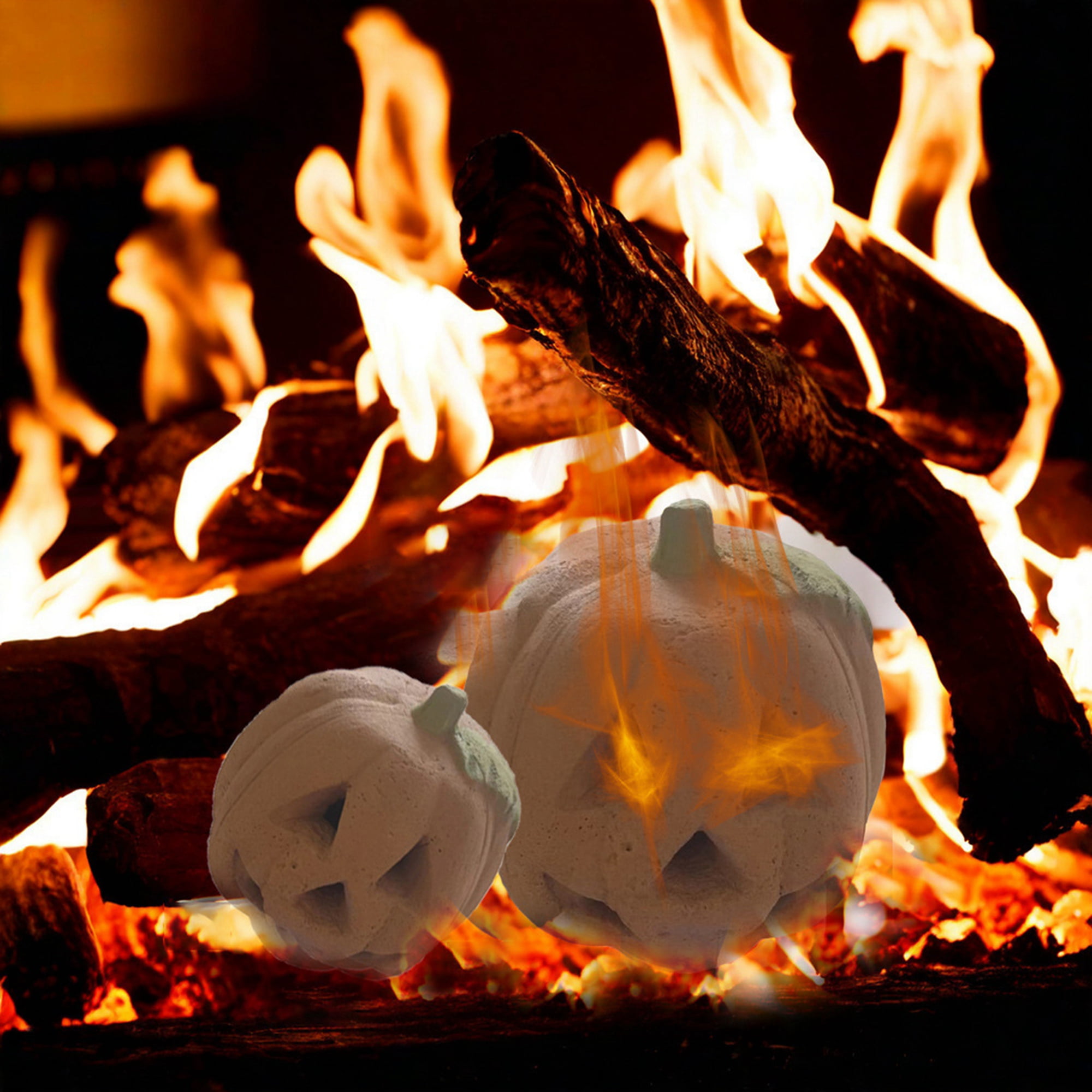 Reusable Ceramic Halloween Pumpkin, Fire Pit Pumpkins for Bonfire ...