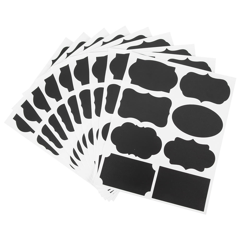Reusable Chalk Stickers For Jars And Bottles, Chalkboard Labels Set ...