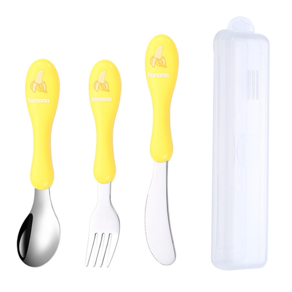 Reusable Child Cutlery Flatware Includes Fork Knife Table Spoons for ...