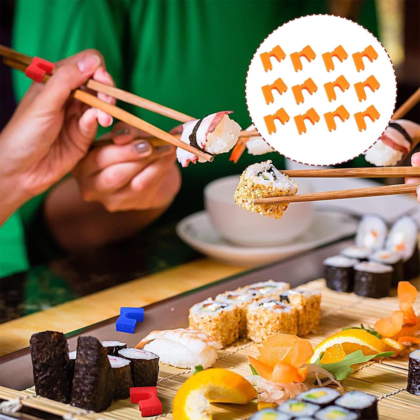 Reusable Chopstick Helper Training Tools with Interchangeable Learning ...