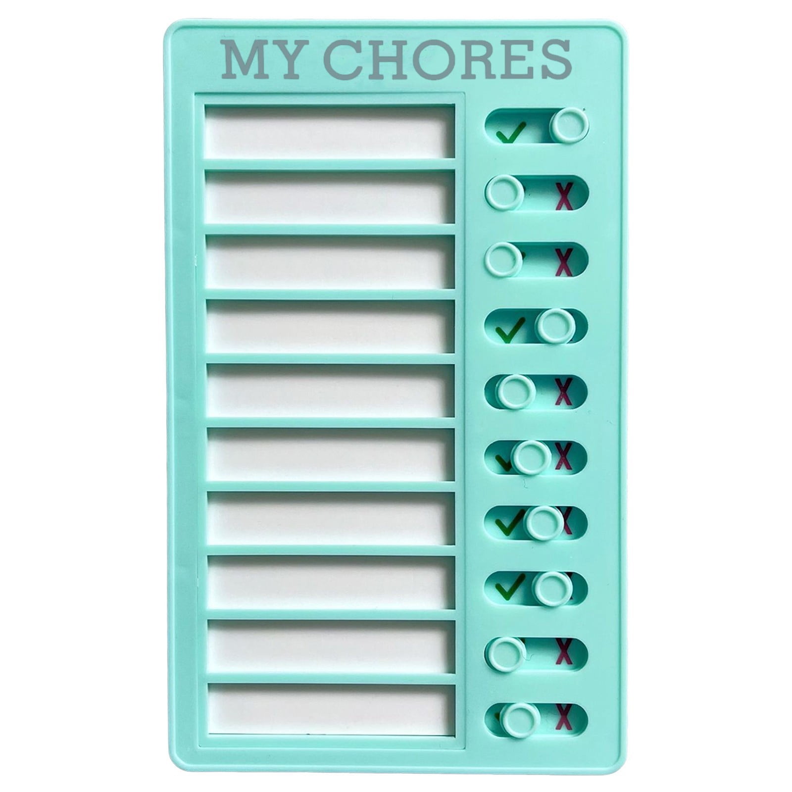 Reusable Chore Chart, Daily To-Do List Board Sliding Routine Checklist ...