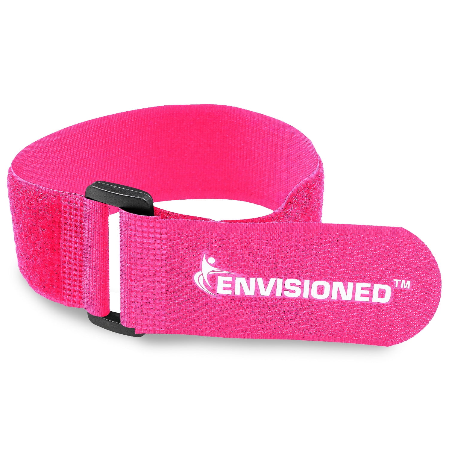 Reusable Cinch Straps 2" x 100" - 2 Pack - Hook and Loop Straps (Neon ...