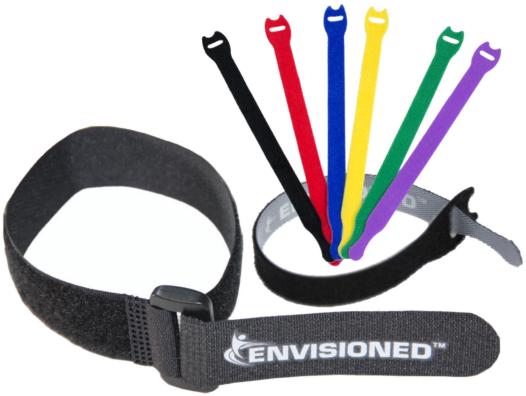 Reusable Cinch Straps & Cable Ties Combo Set, Multipurpose Quality Hook ...