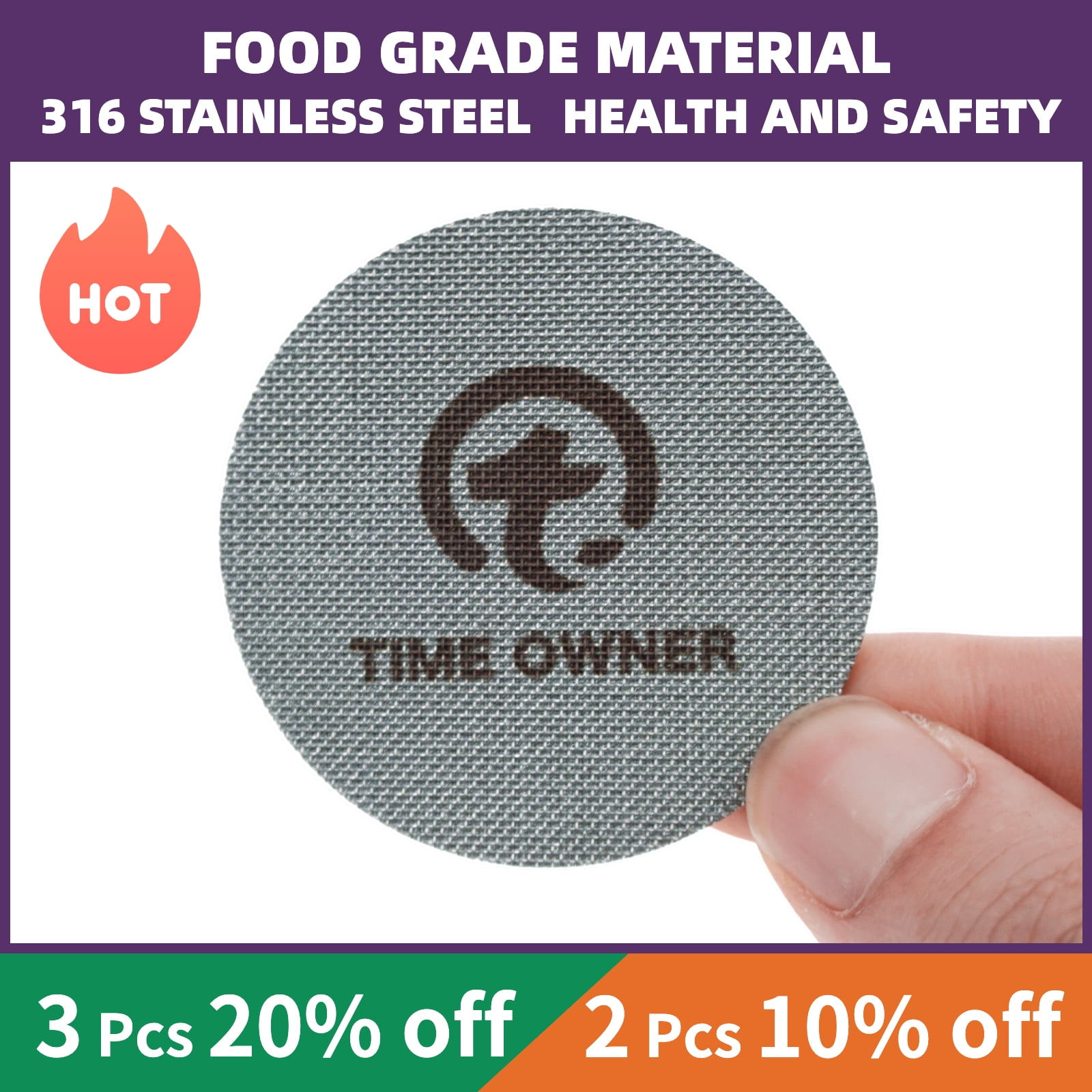 Reusable Coffee Filter Screen Heat Resistant Mesh Screen Portafilter ...