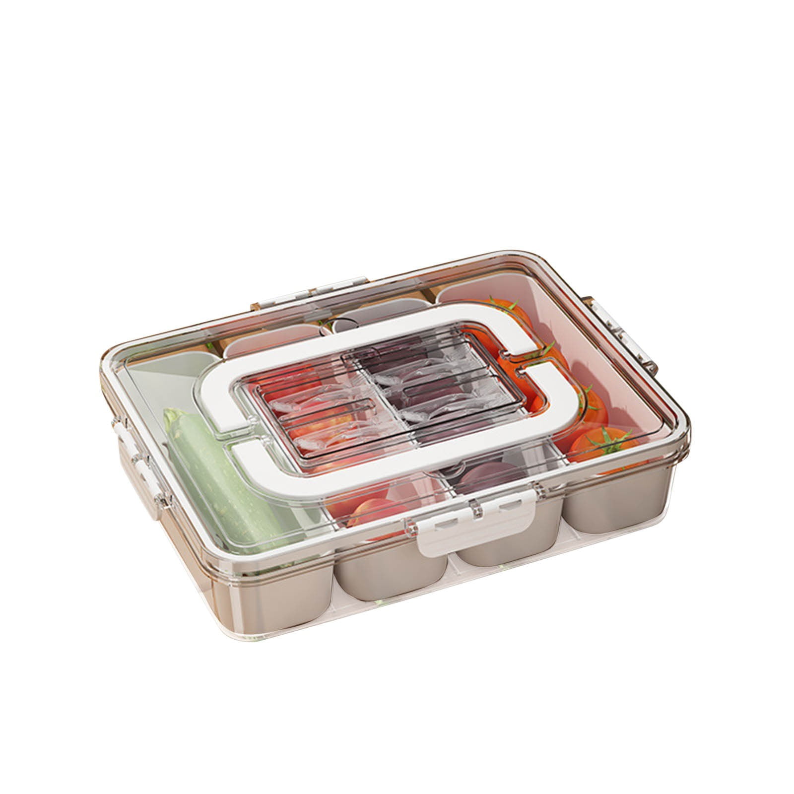 Reusable Cookie Container Meal Prep Containers 1 Compartment Food ...