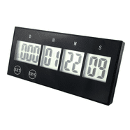 LED Countdown Clock Digital Timer 999 Days Retirement Reusable Clock Vacation Timer Wedding ...