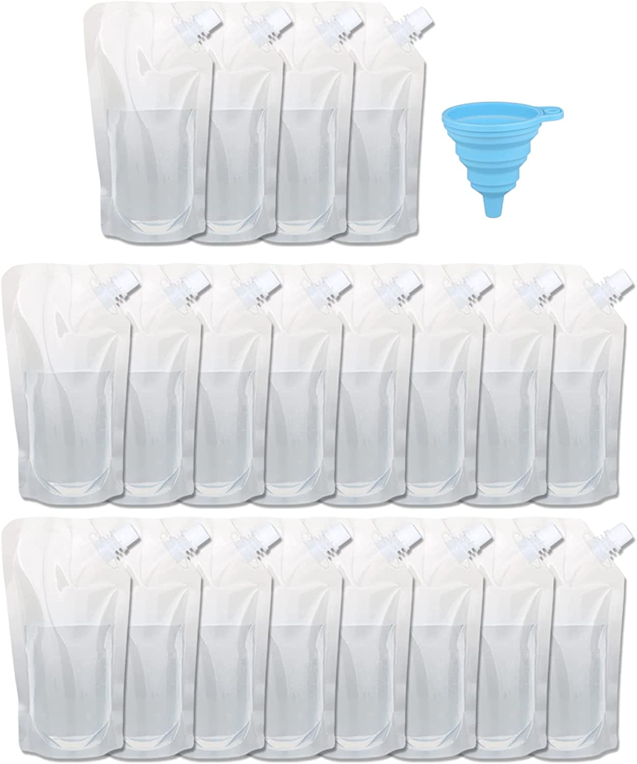 Reusable Cruise Liquor Flasks - Concealable Plastic Flasks with Funnel ...