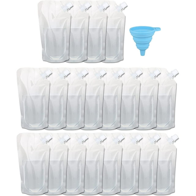 Reusable Cruise Liquor Flasks - Concealable Plastic Flasks with Funnel ...