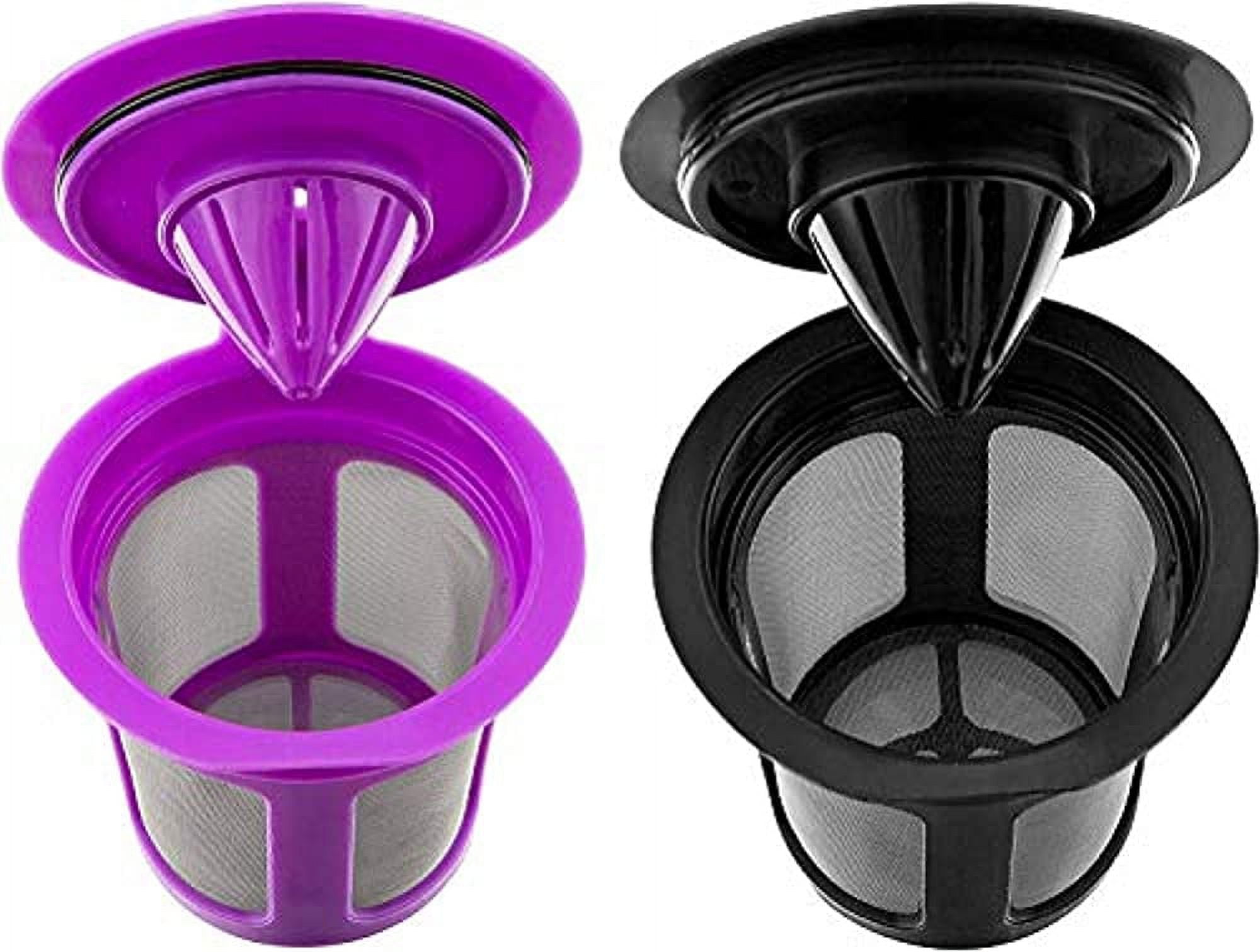 Keurig Compatible Reusable Cups, Single Serve Refill Duo, Coffee Maker ...