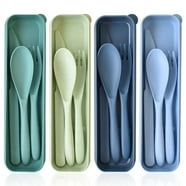 OmieBox OmiePod Kids Utensils Set with Case - Reusable Fork and Spoon ...